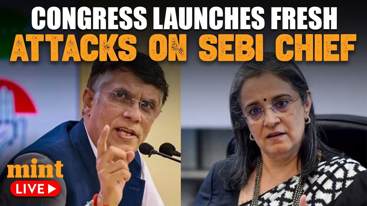 Congress Attacka SEBI Chief, Madhabi Buch, Says She Drew Salary From ...