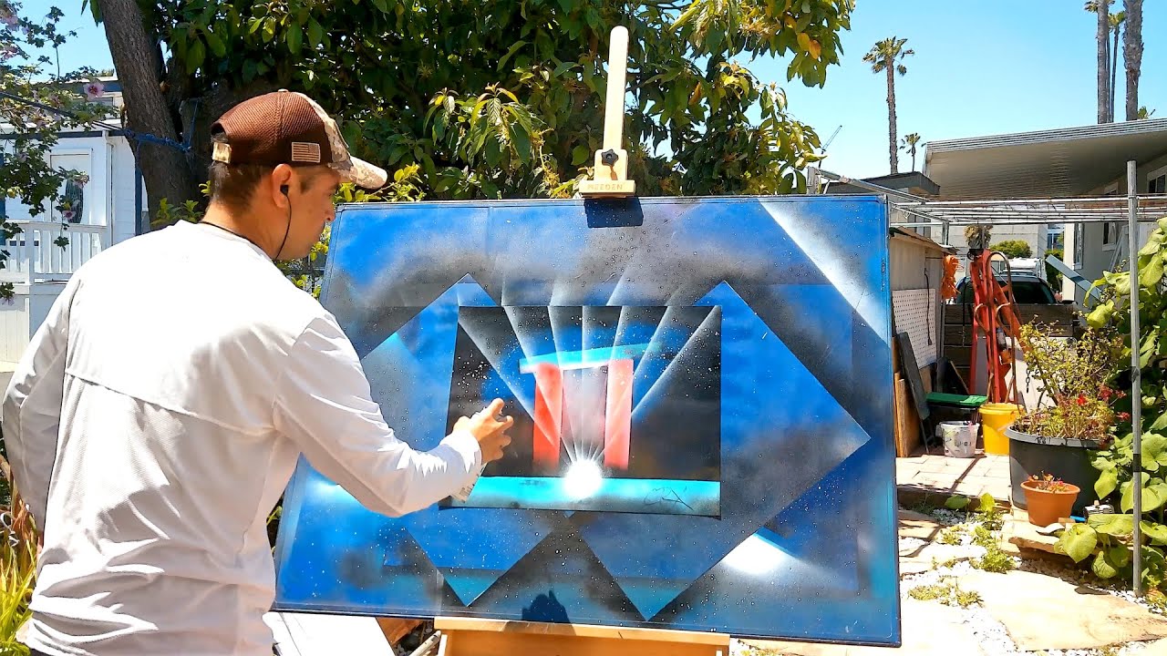 Another Dimension - SPRAY PAINT ART by Cronos X - YouTube