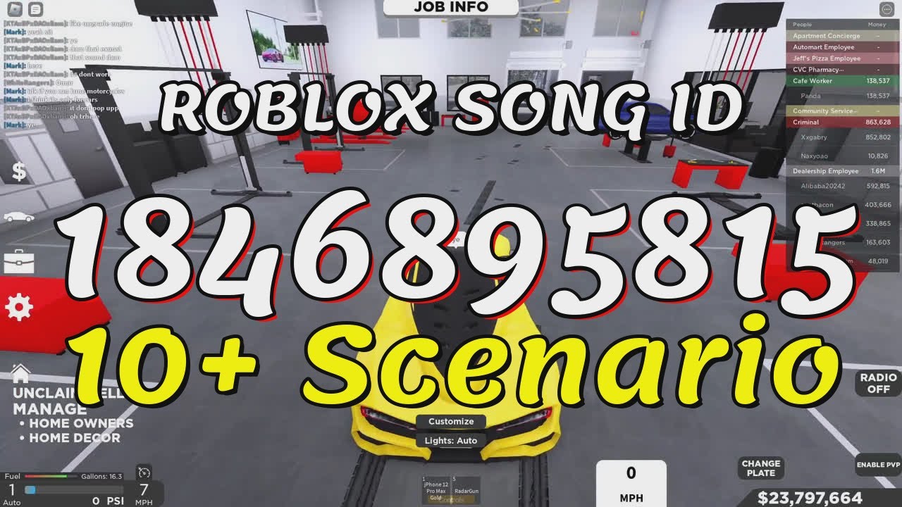 10+ Scenario Roblox Song IDs/Codes - YouTube