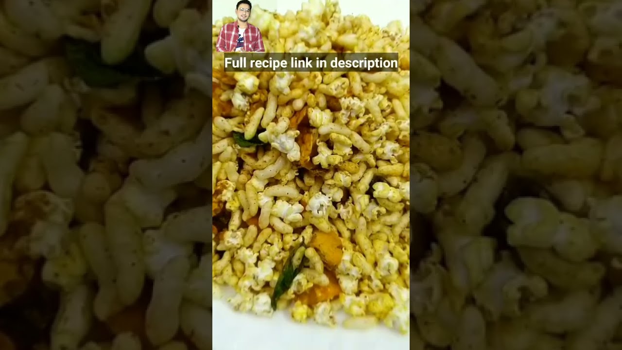 Tasty quick chivda recipe | Jowar dhani mamra chivda namkeen recipe ...