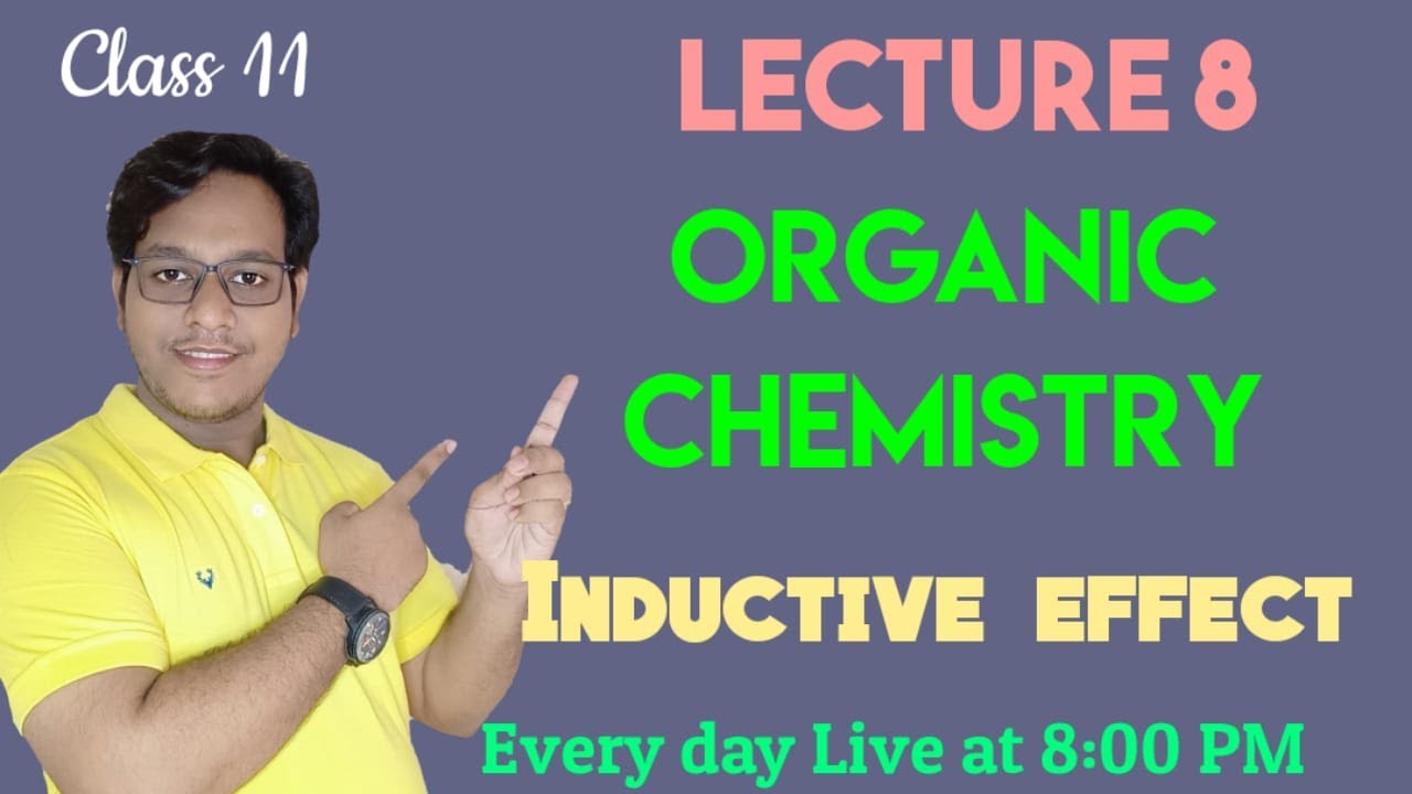 ORGANIC CHEMISTRY | inductive effects | CLASS 11| NOON ACADEMY | LECT-8 ...