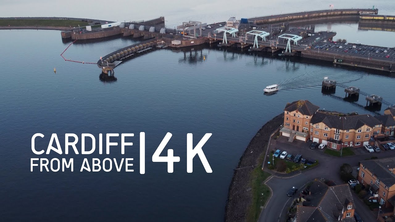 Cardiff From Above | 4K Drone Film with Relaxing Music - YouTube