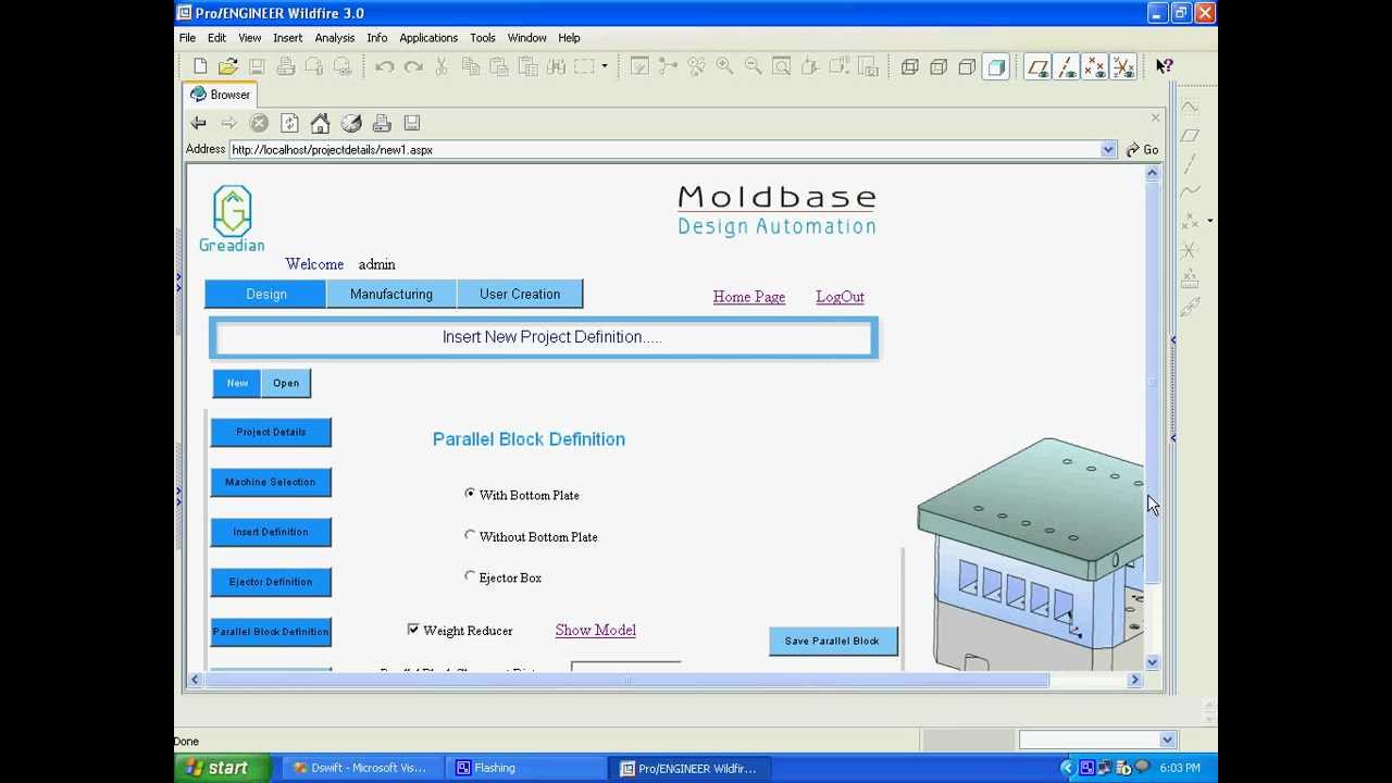 Greadian Moldbase Design Automation Demo - YouTube