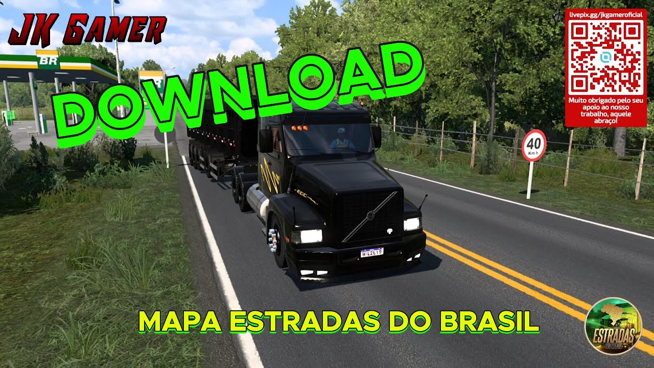 ATUALIZAÇÃO MAPA ESTRADAS DO BRASIL ETS2 1.50 - YouTube