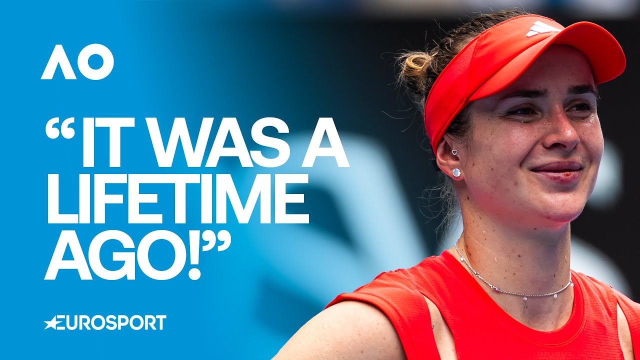 On-Court Interview: Elina Svitolina praises husband Gael Monfils after ...