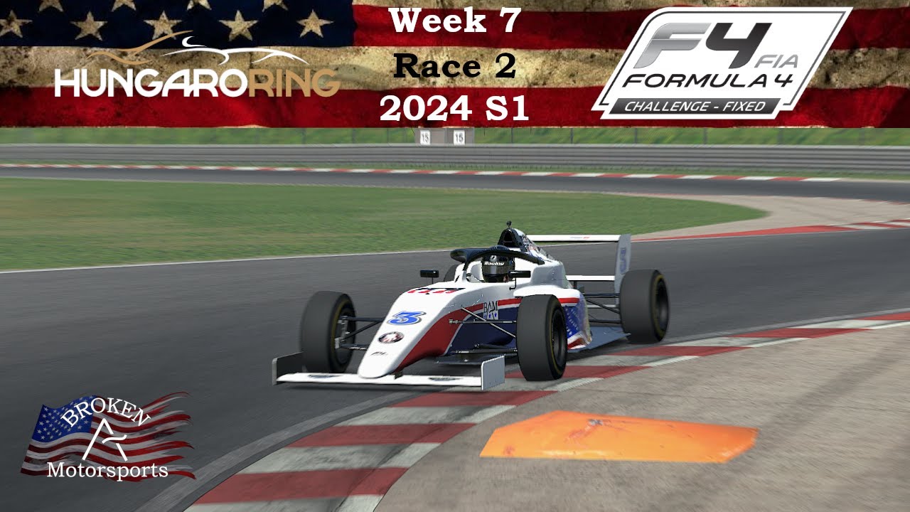 FIA Formula 4 Challenge Fixed - Hungaroring - iRacing Road - Week 7 ...
