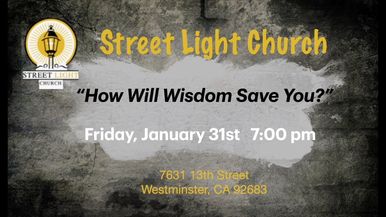 How Can Wisdom Save You? - YouTube