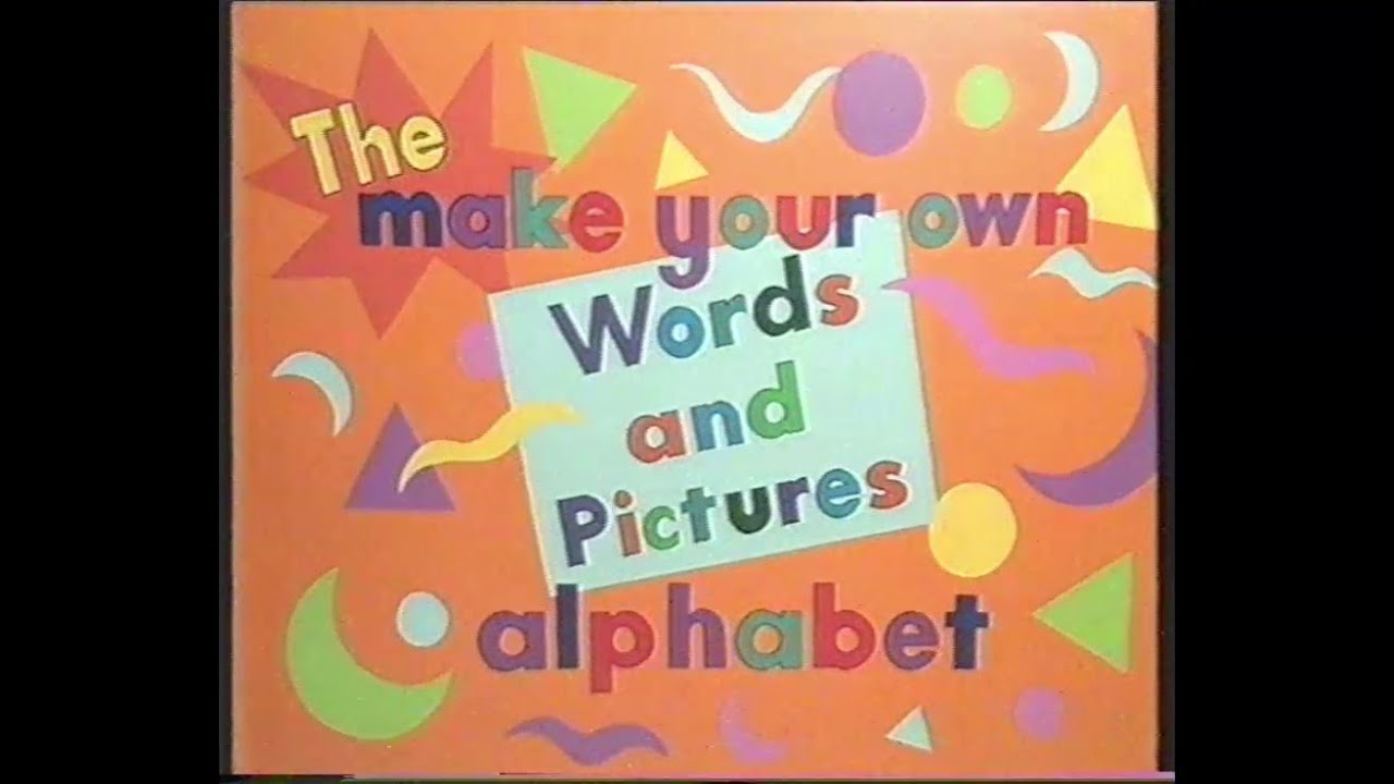 The make your own Words and Pictures alphabet book - YouTube