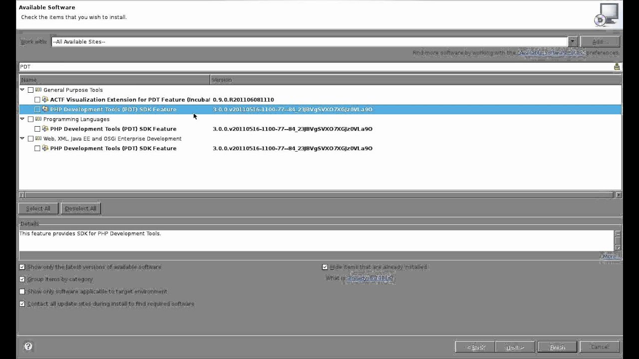 howto_install_PDT_plugin_Eclipse.mpeg - YouTube
