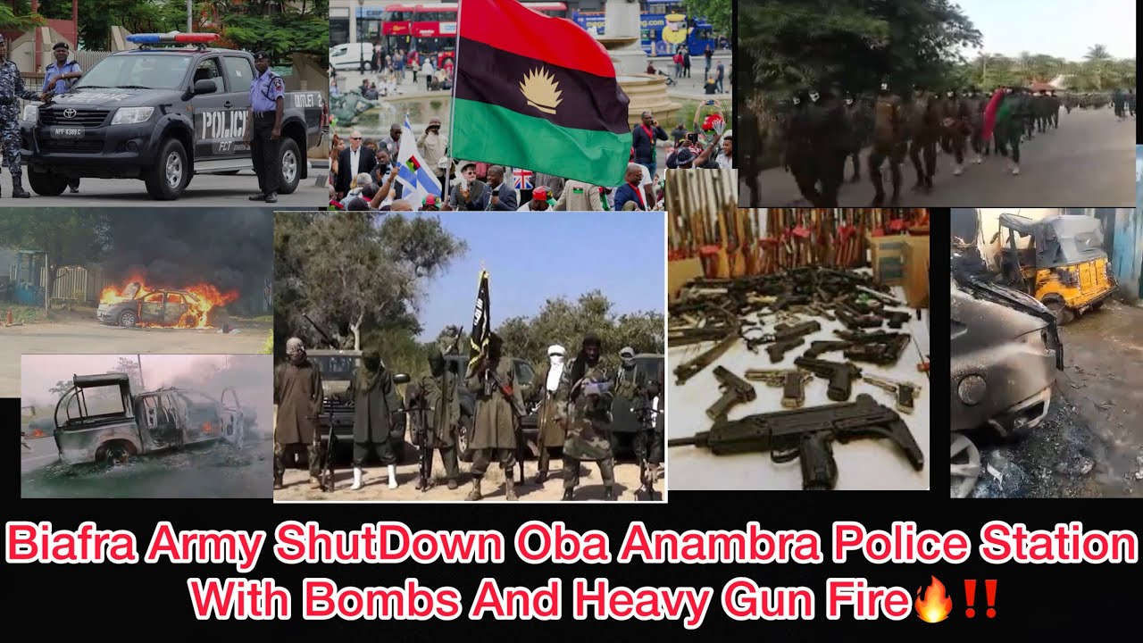 Happening Now:🔥Biafra Army Full Attack With Bombs On Oba Police Station ...