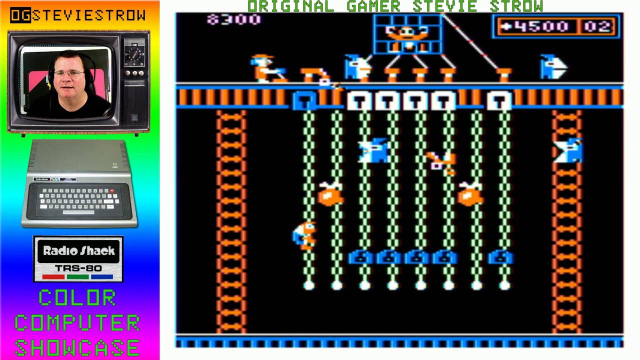 Junior's Revenge - 1983 - TRS-80 Color Computer Game - YouTube