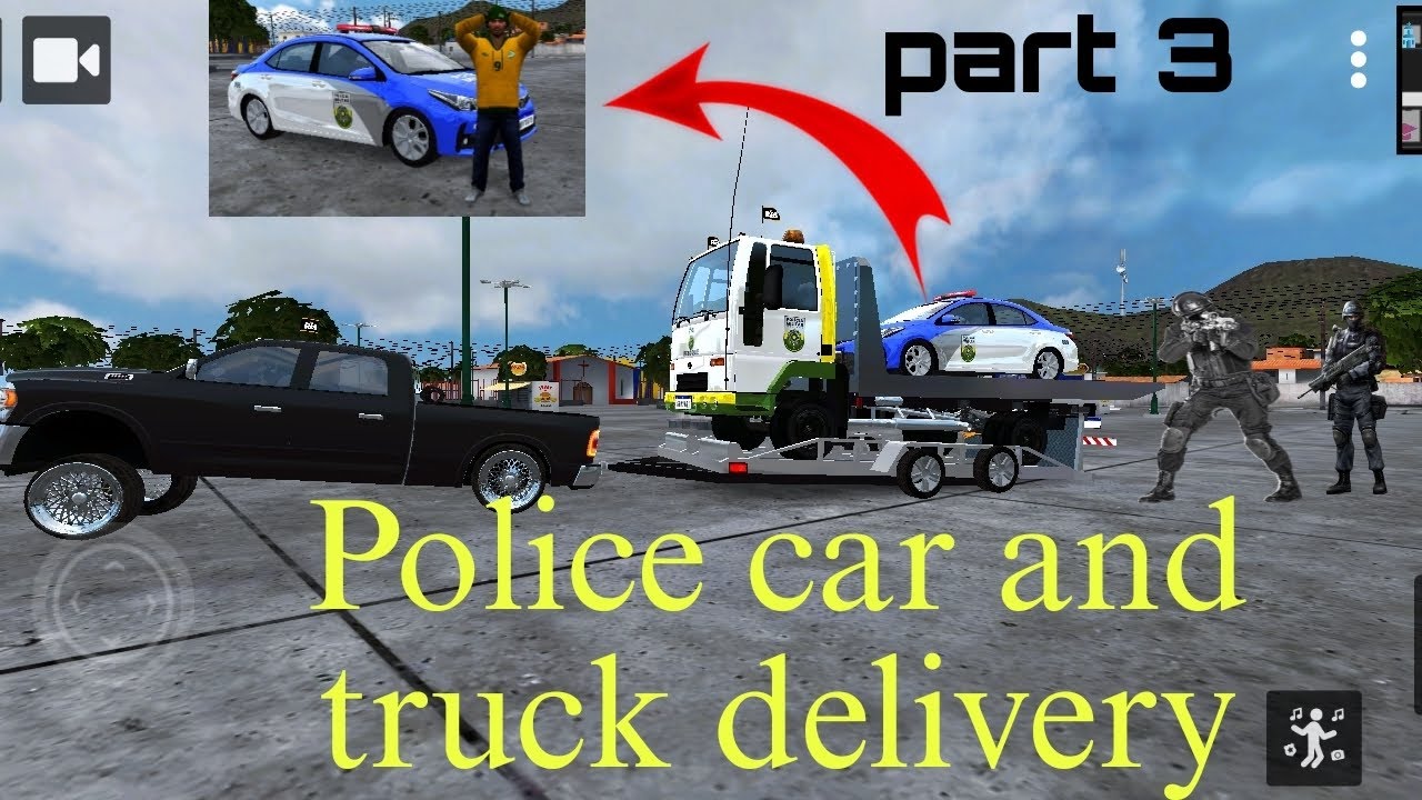 police car and truk delivery/please like and subscribe 🥰 - YouTube