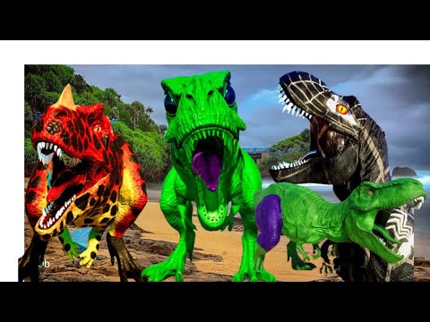 Dinosaur, T Rex, Tyrannosaurus rex Vs Spider-Man | Jurassic World Dinosaurus Fan Video - YouTube