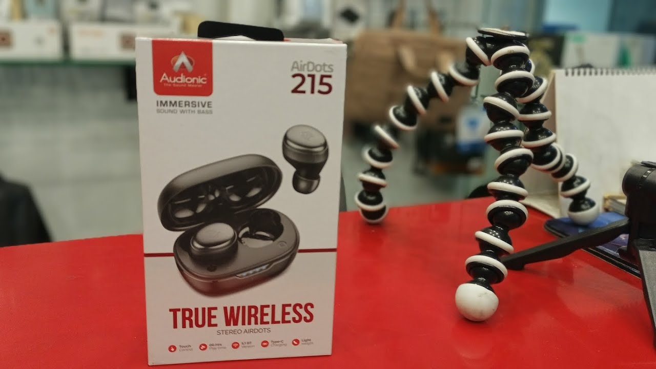 audionic bluetooth earphones airdots 215 - YouTube