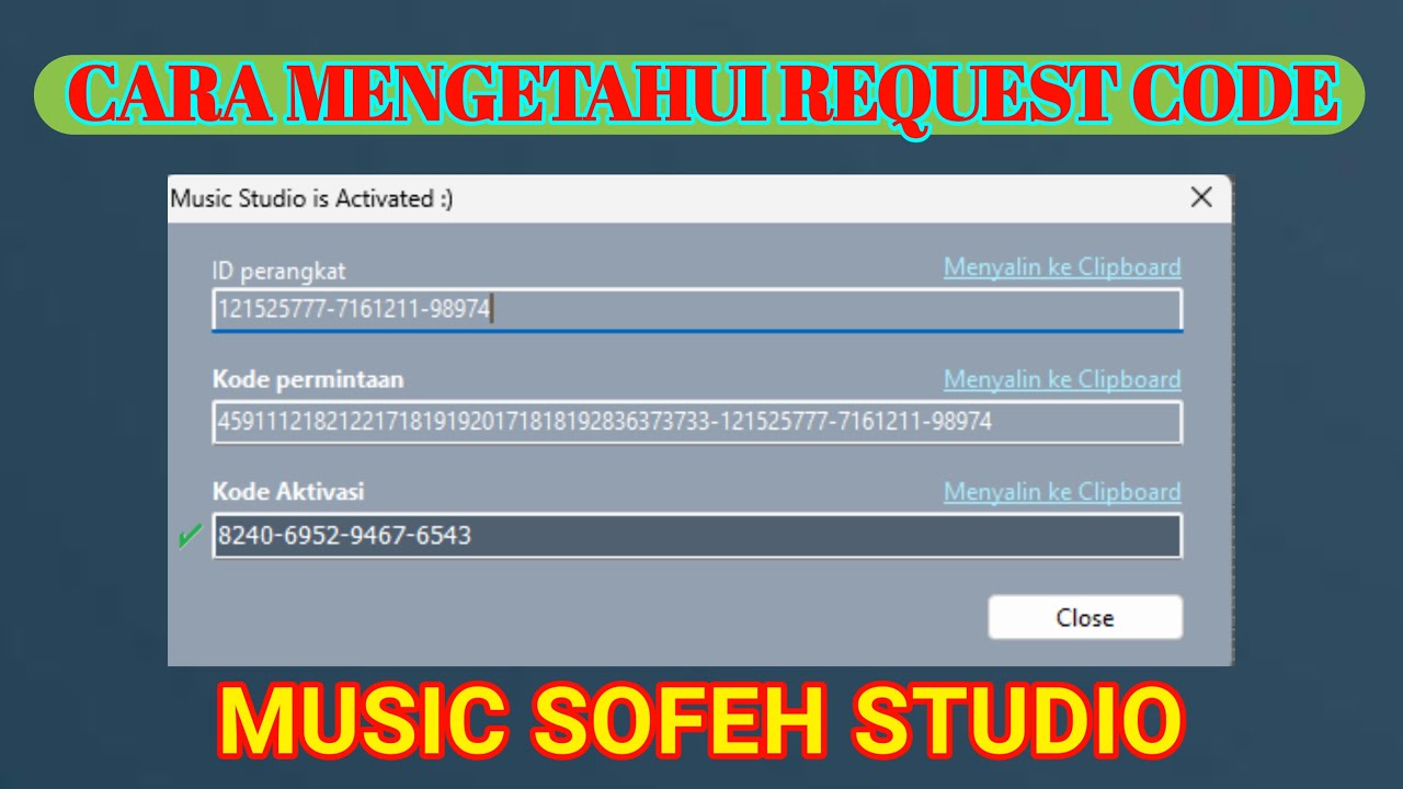 Cara Mengetahui Request Code Music Studio [ORG 2024] - YouTube