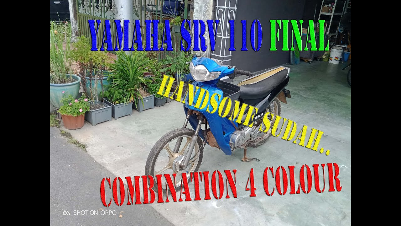 YAMAHA SRV 110 NEW COLOUR 2021 - YouTube