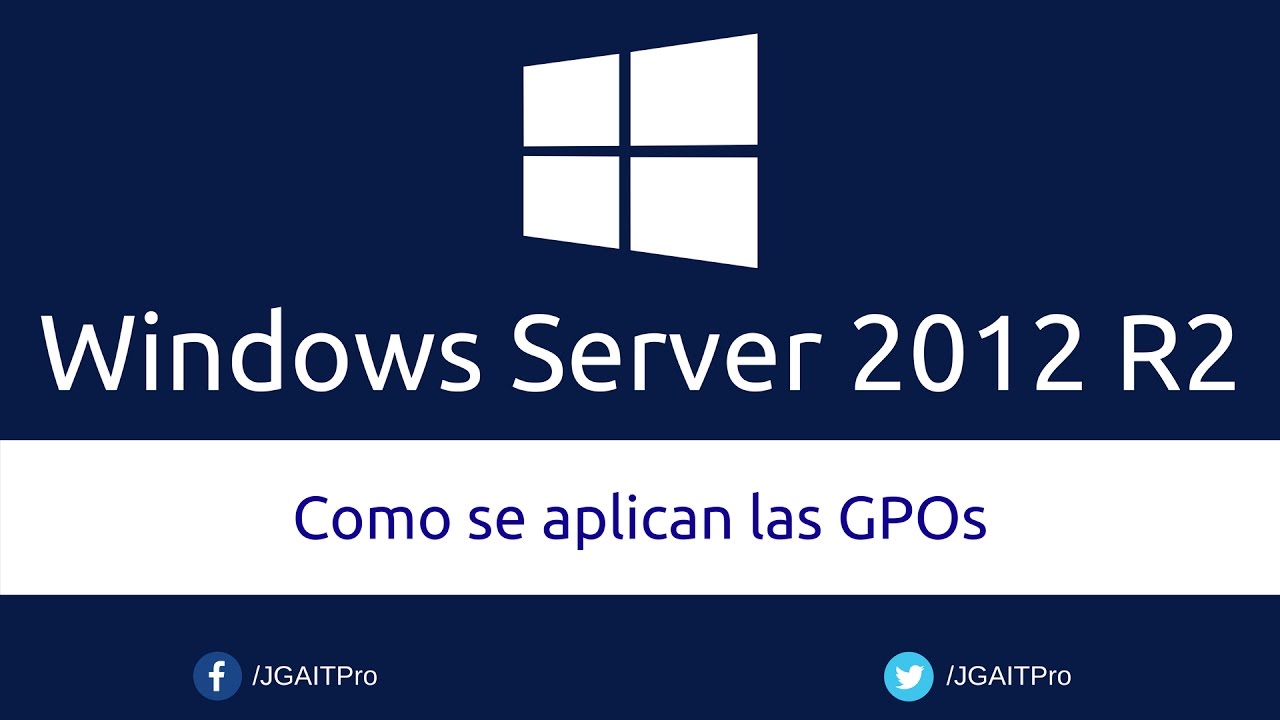 Curso de Windows Server 2012 R2 - Como se aplican las GPOs - YouTube