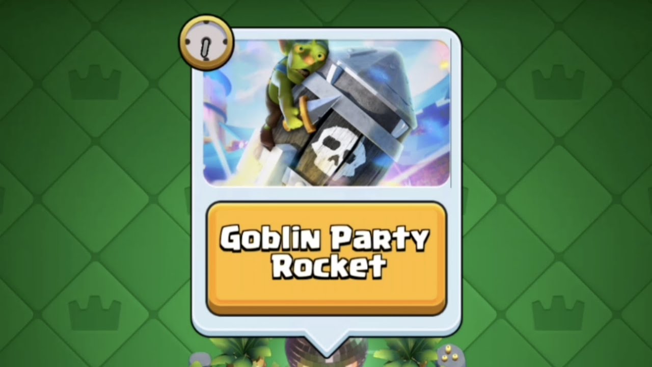GOBLIN PARTY ROCKET GOLEM DECK 🥵 New Update For Loser Clash Royale ...
