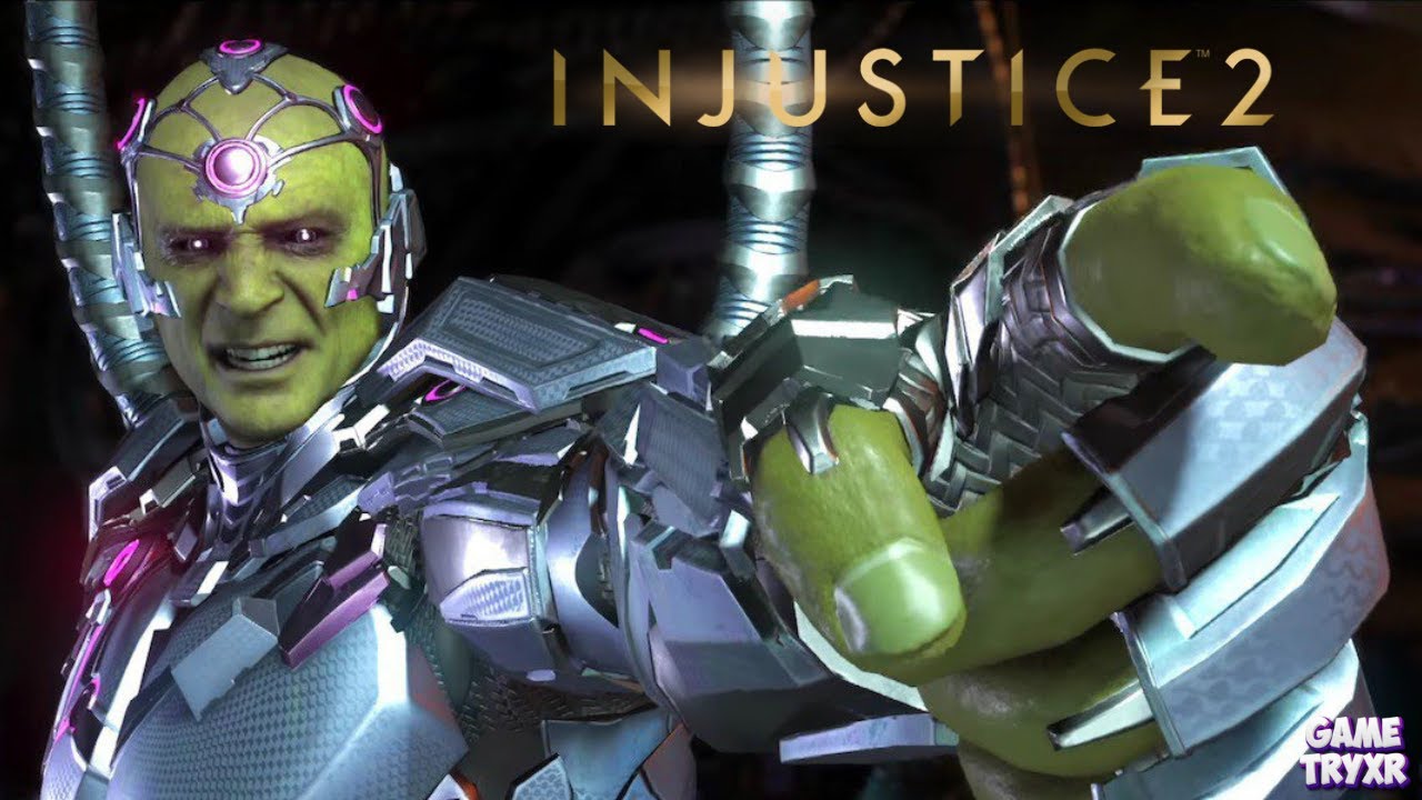 Black Adam VS Brainiac Injustice 2 Special Fighting - YouTube