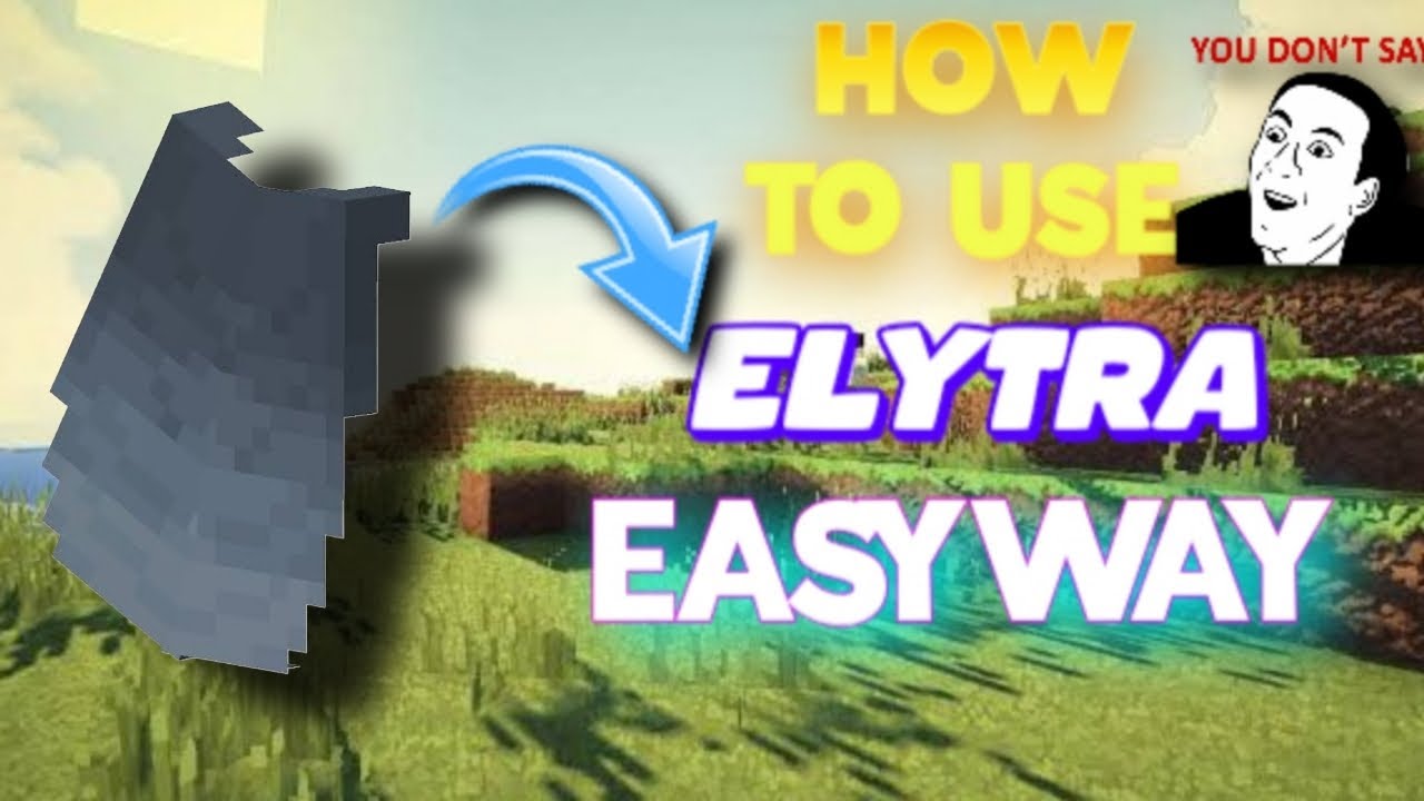HOW TO USE ELYTRA EASY WAY ||HOW TO USE ALEXA IN MINECRAFT😱😱😱# ...