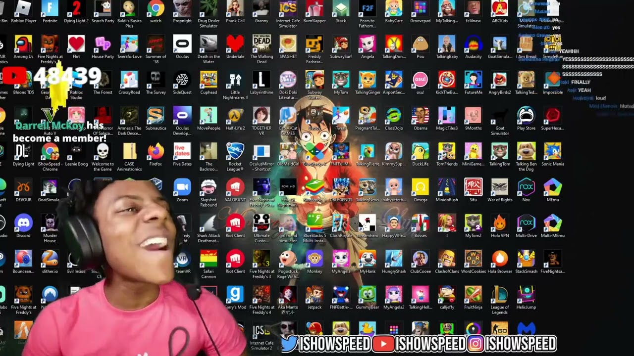 IShowSpeed Breaks His Mic 😂 - YouTube