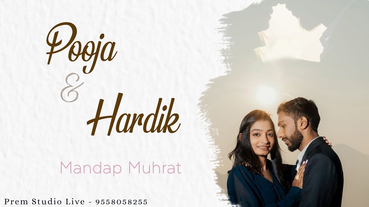 🔴LIVE || Mandap Muhrat || Pooja & Hardik || 16-FEB-2025 || Dholasan || By Prem Studio Live - YouTube