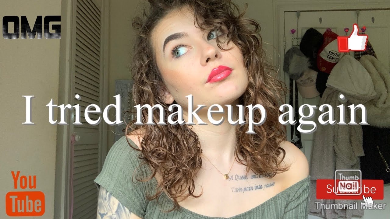 I tried makeup again... - YouTube