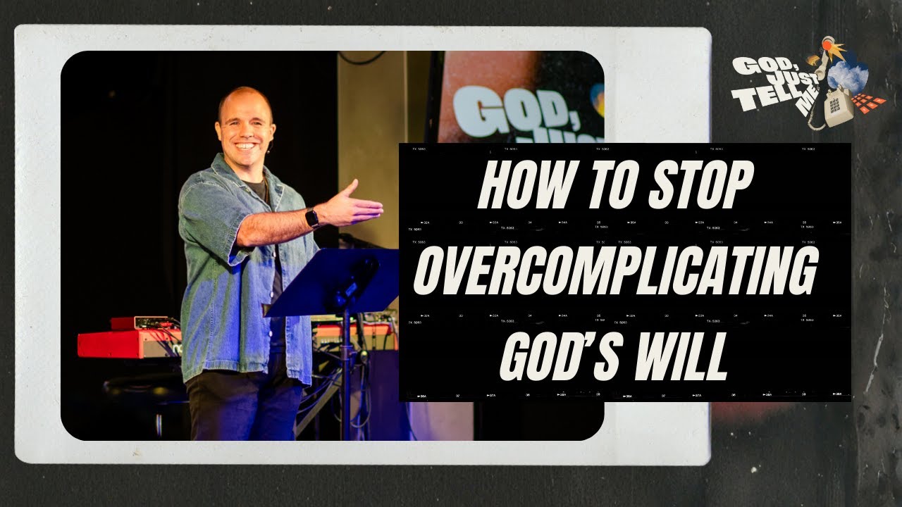 Stop Overcomplicating God's Will | Chancellor Dix - YouTube