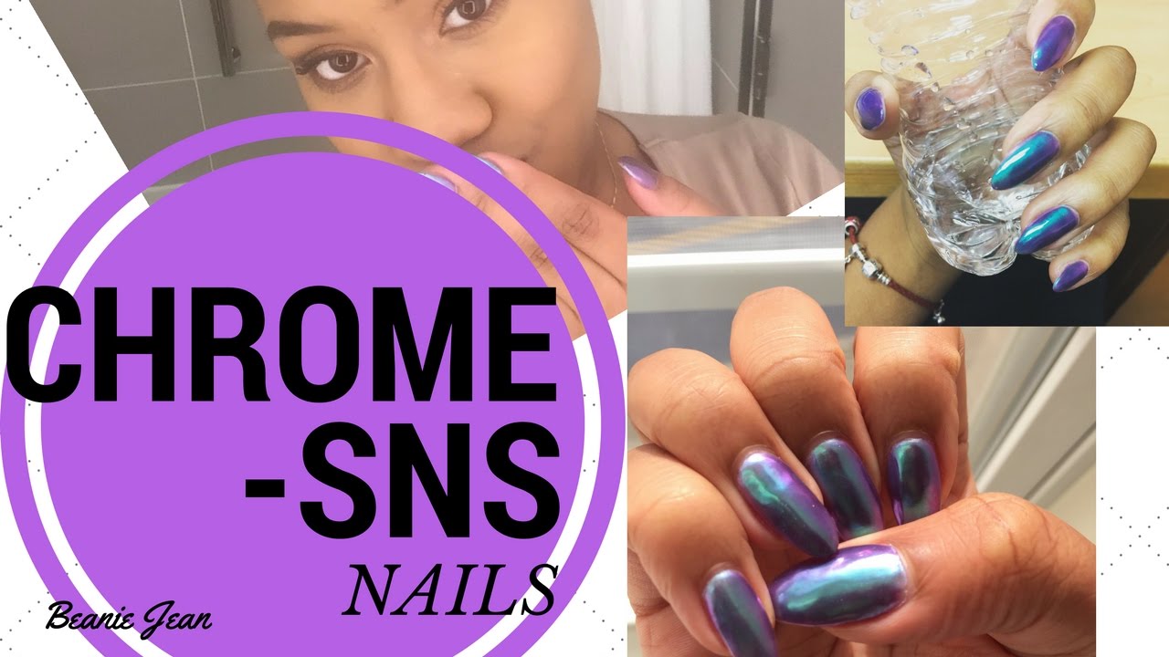 Chrome AND SNS Nails??? | HOW | Beanie Jean - YouTube