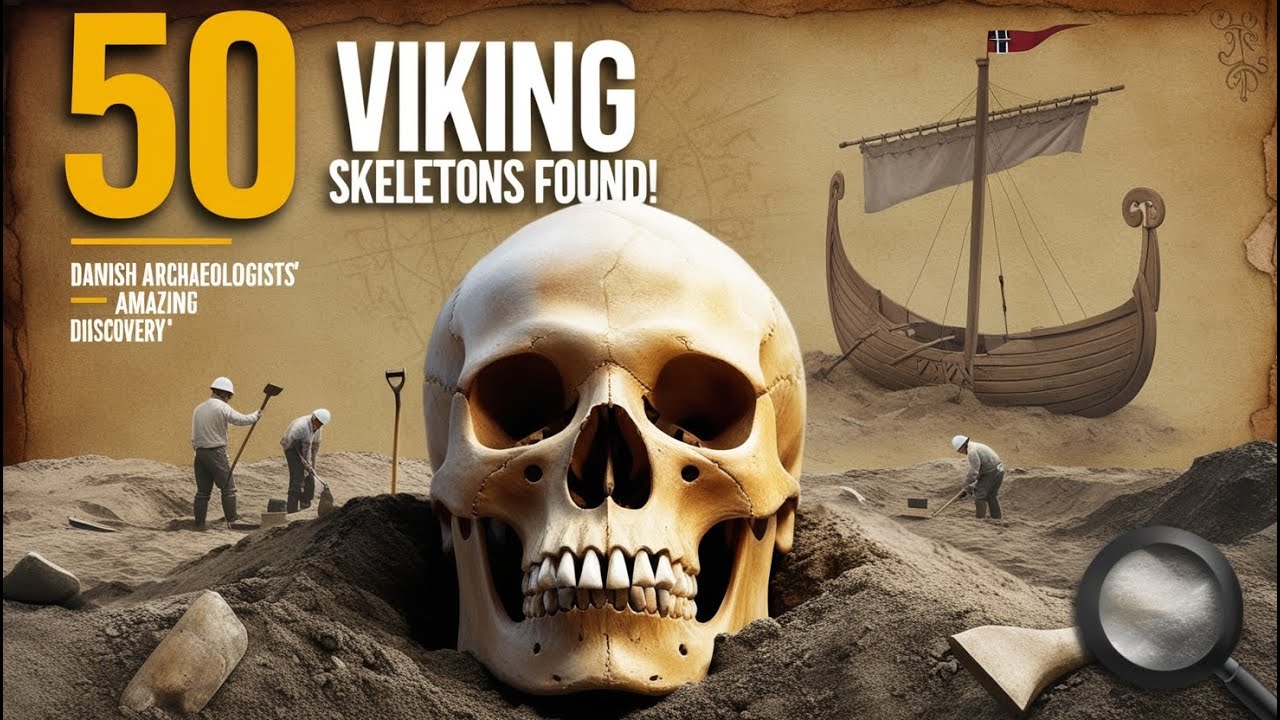 Danish Archaeologists Stunned by 50 Viking Skeleton Discovery - YouTube