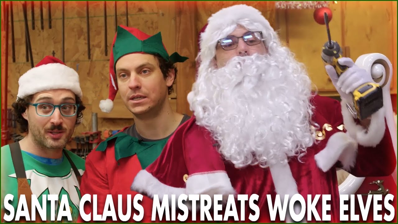 Santa Claus Mistreats Woke Elves | Adam Ray Comedy - YouTube