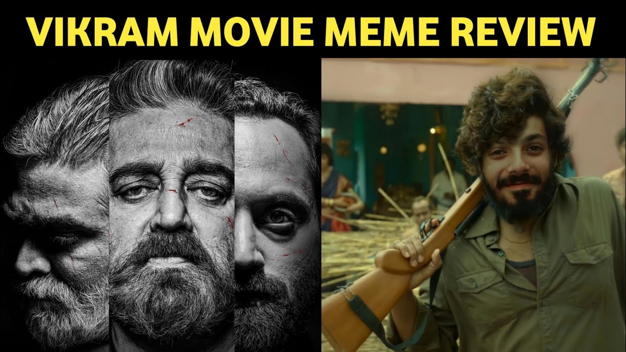 VIKRAM MEME REVIEW| KAMAL HAASAN,FAHADH FAASIL,VIJAY SETHUPATHI ...