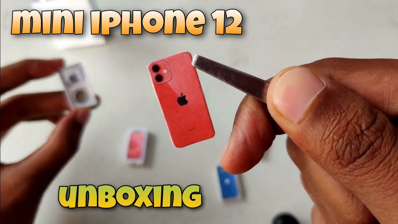 MINI iphone 12 Unboxing #miniature #miniiphone - YouTube