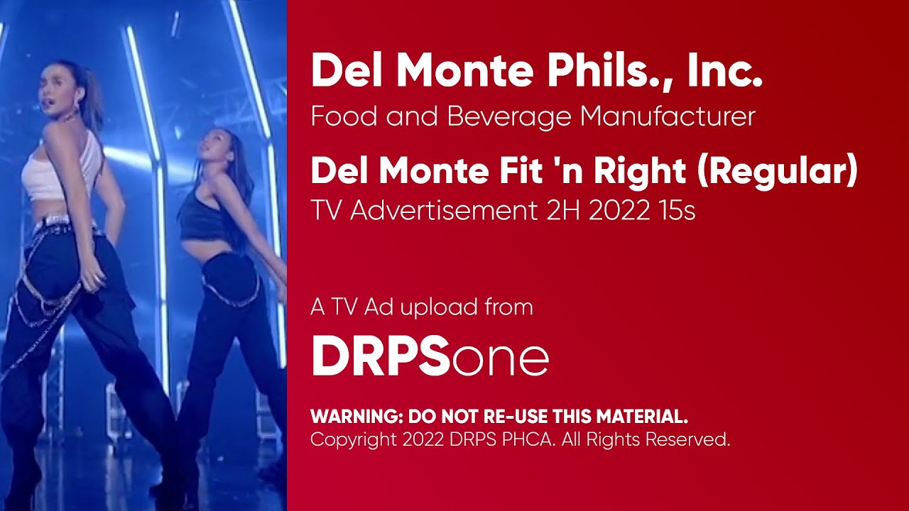 Del Monte Fit 'n Right (Regular) TV Ad 2H 2022 15s (Philippines) - YouTube