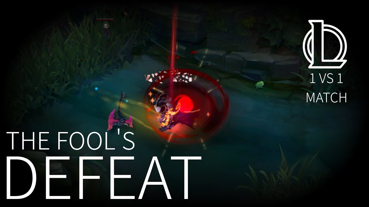 [ League of Legends ] The Fool's Defeat - 1V1 Match Moment - YouTube