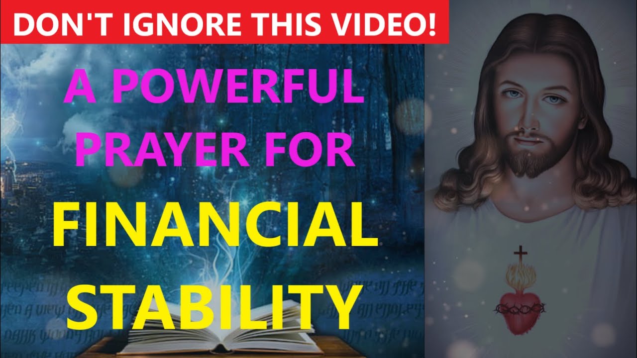 A Powerful Prayer For FINANCIAL STABILITY - YouTube