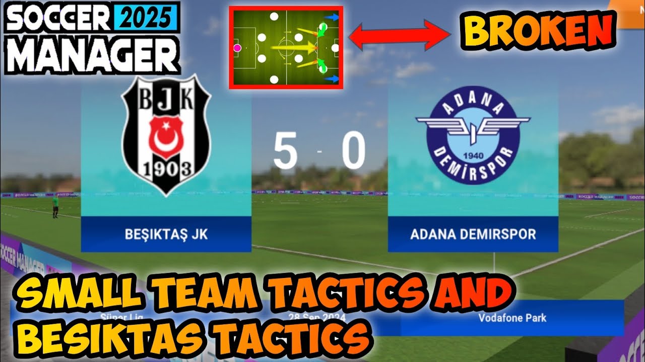 NEW!!! SMALL TEAM AND BESIKTAS TACTICS SM25. MAKE YOUR TEAM A DARK ...