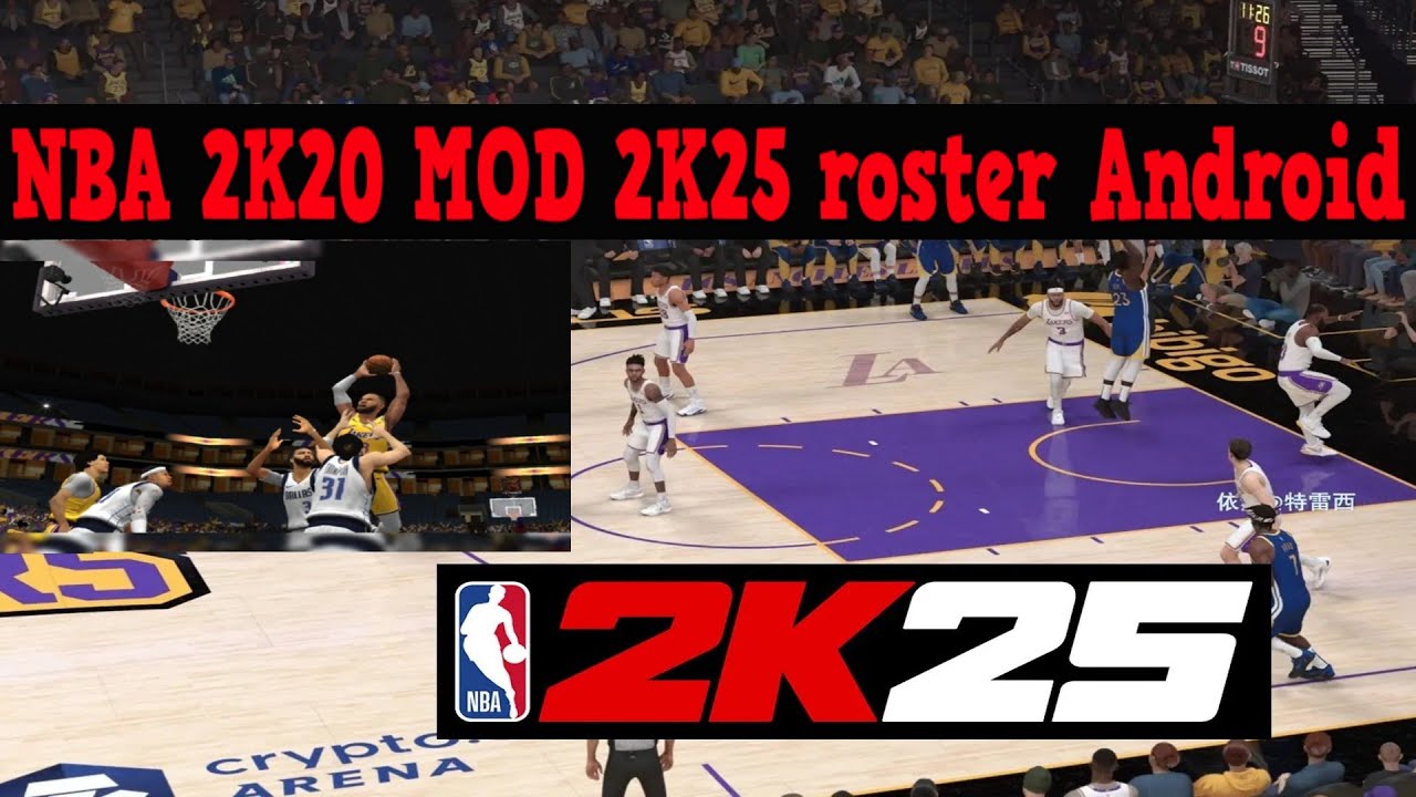 NBA 2K20 mod 2k25 Android actualizado - YouTube