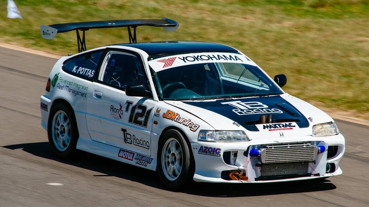 Honda CRX Turbo MPC Race 2 - 8 April 2017 - YouTube