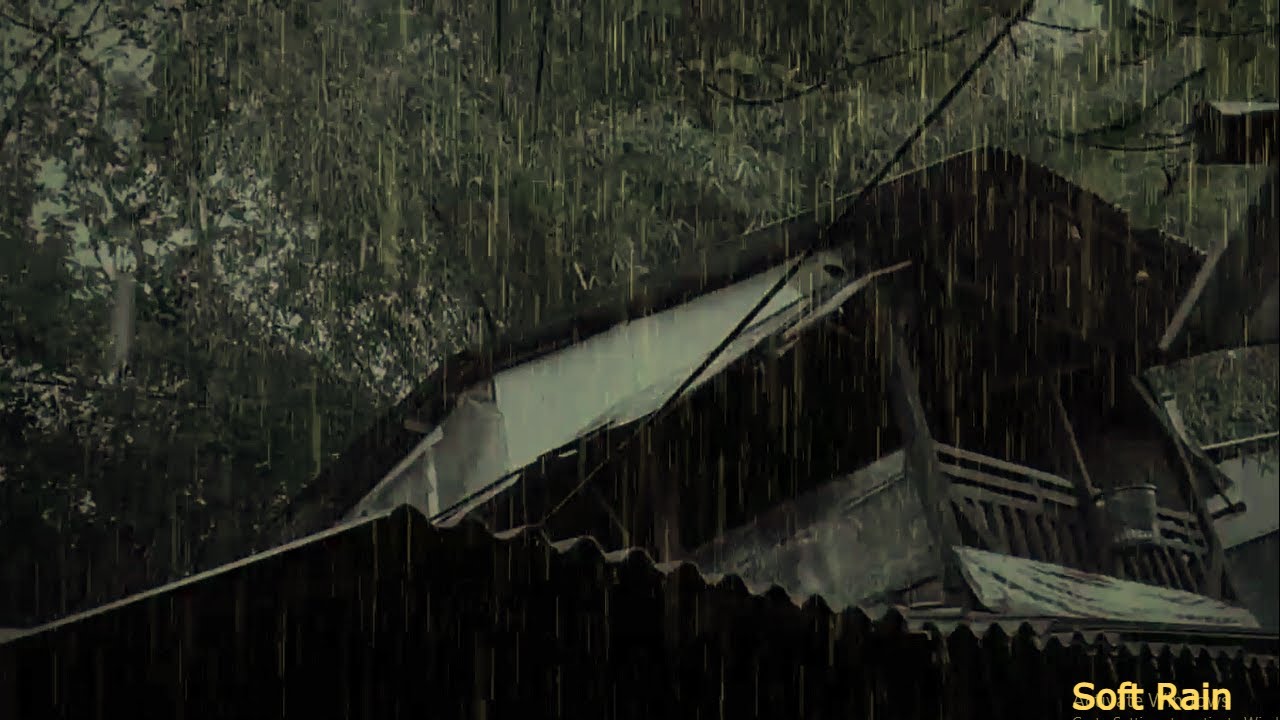 Rain on the Roof and Soft Thunder: Nature Sounds for Meditation and Relaxation - YouTube