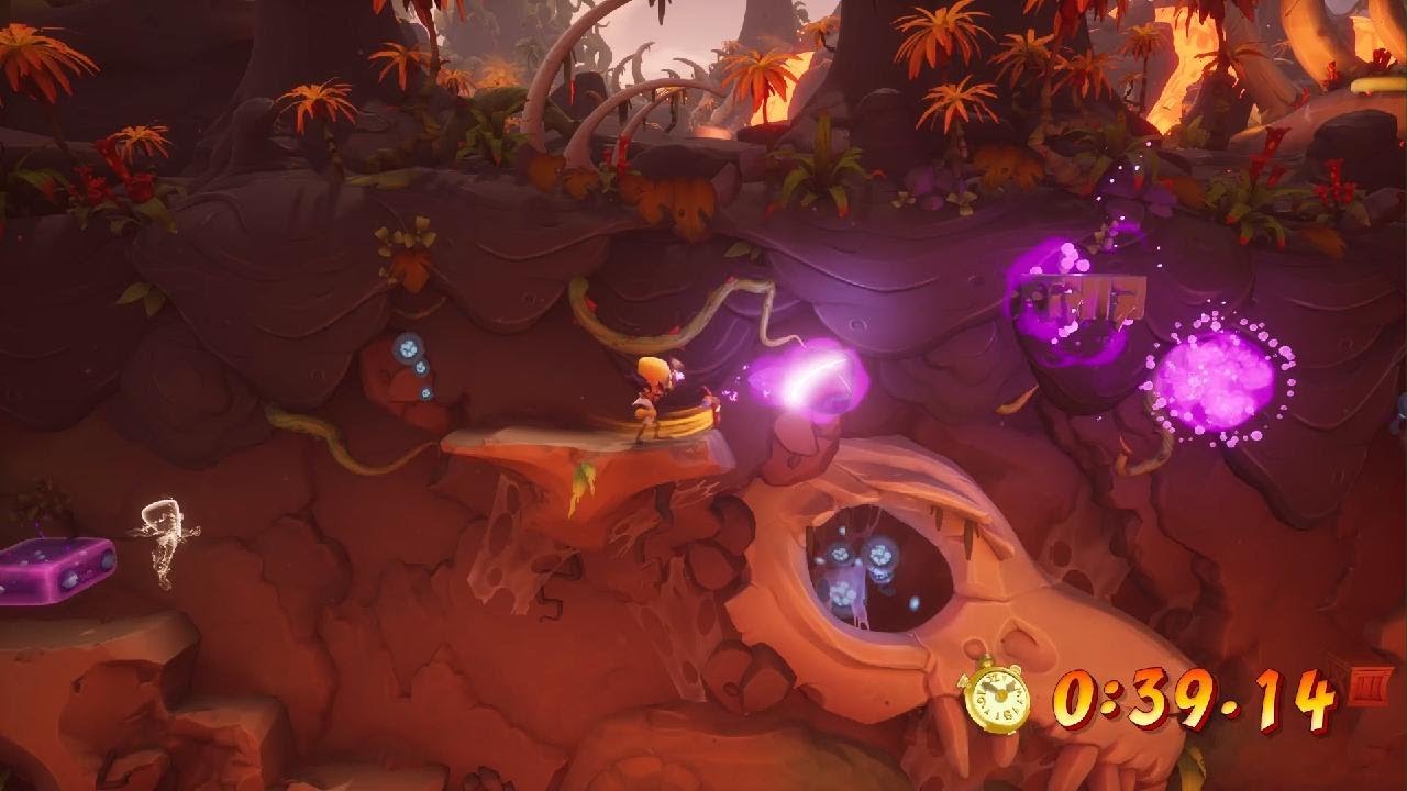 Crash Bandicoot 4: It's About Time Fossil Fueled Platinum Time Trial ...