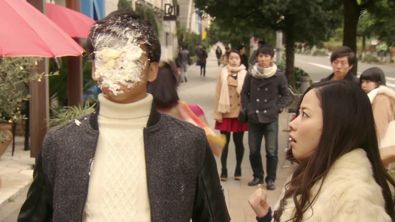 Handsome Actor Getting Caked - YouTube