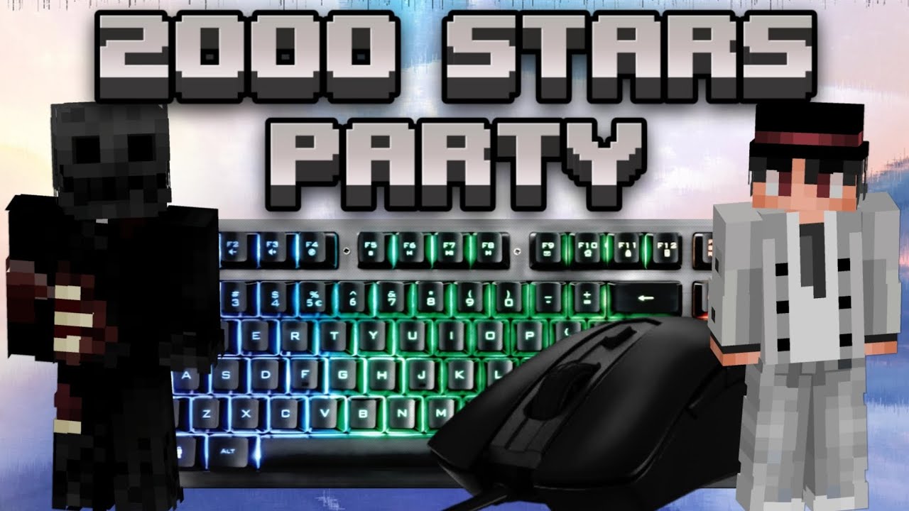 2000 Stars Party | Keyboard + Mouse ASMR Sounds | BedWars - YouTube