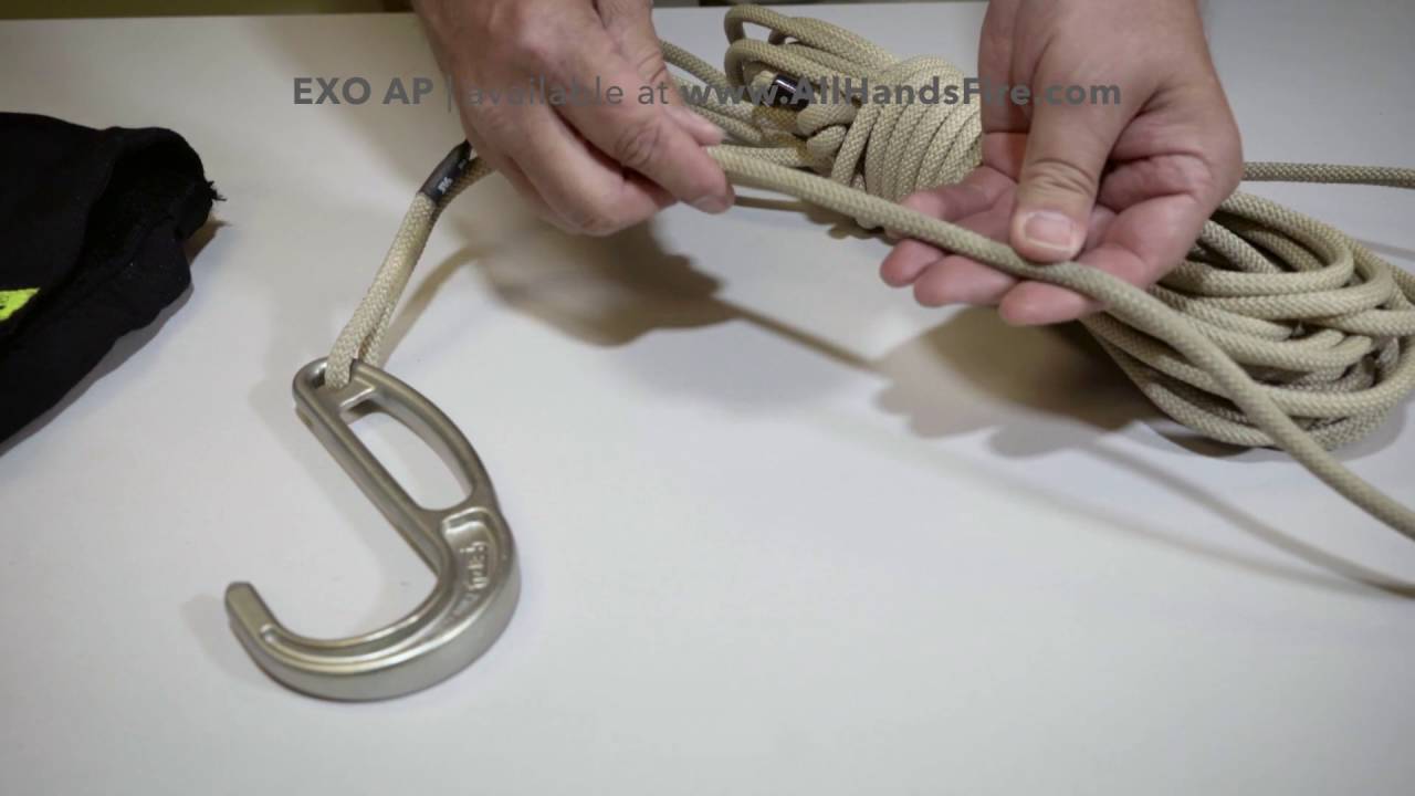 Petzl EXO AP Firefighter Escape System from All Hands Fire - YouTube