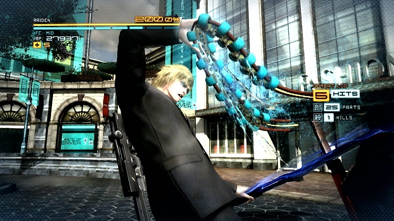 [METAL GEAR RISING] R-05 Escape from Denver ALL S (難易度 REVENGEANCE ...