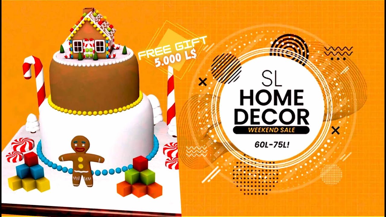 🟪 SL HOME DECOR WEEKEND SALE | Second life | Weekly Event | Free Gift 💝 ...