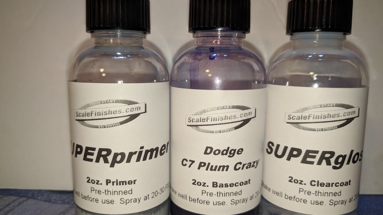 Final product review on ScaleFinishes paint line - YouTube