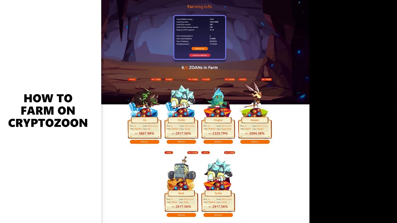 HOW TO FARM ON CRYPTOZOON - YouTube
