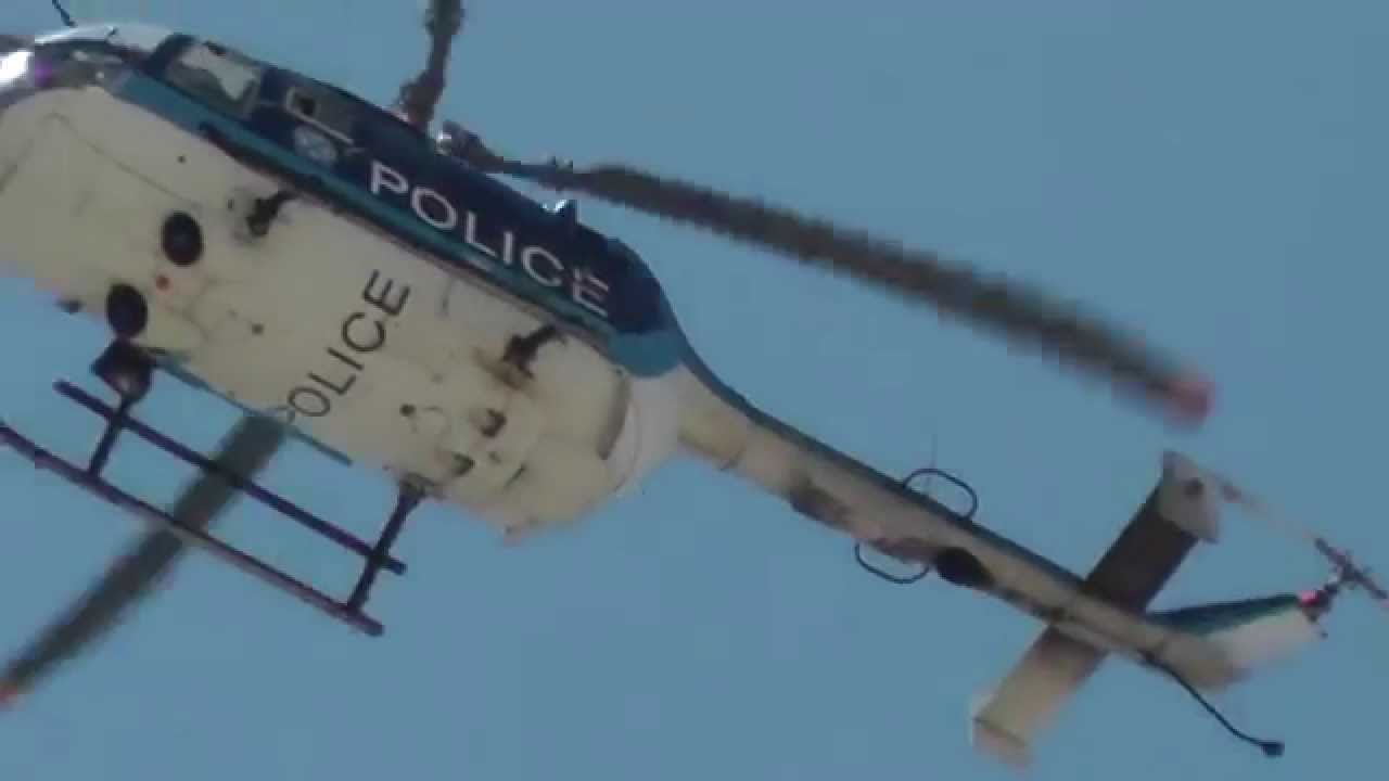 Hellenic Police Helicopter MBB Bo-105 LOW PASS - YouTube