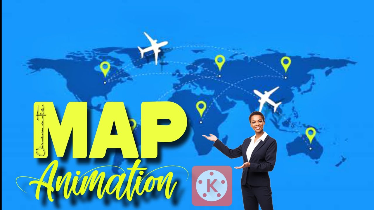Cinematic Map Animation 🔥 || Kinemaster || It's Visual👌 - YouTube